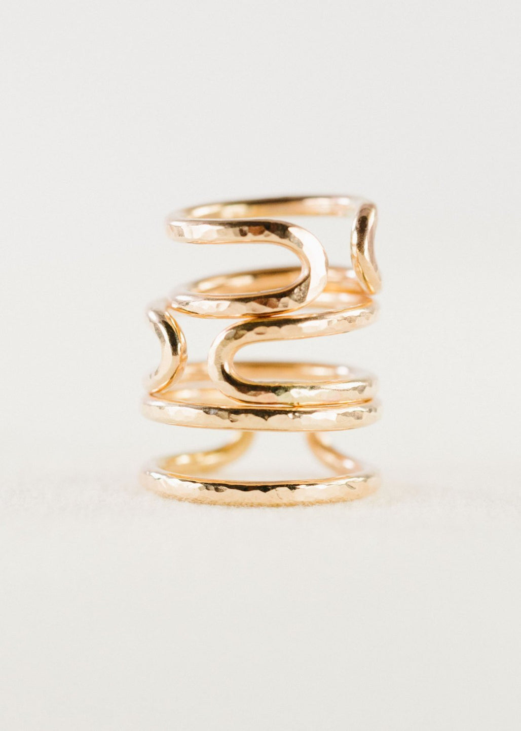 Sale - Gold Double Cuff Ring - Kau'i– ke aloha jewelry