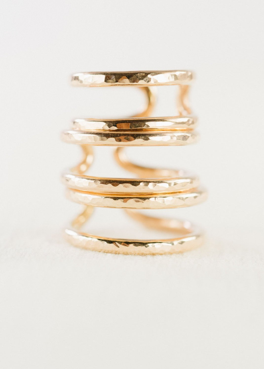 Sale - Gold Double Cuff Ring - Kau'i– ke aloha jewelry